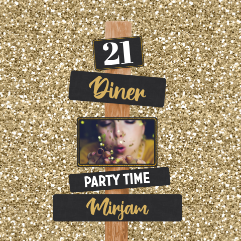 21-diner uitnodigingen en menukaarten
